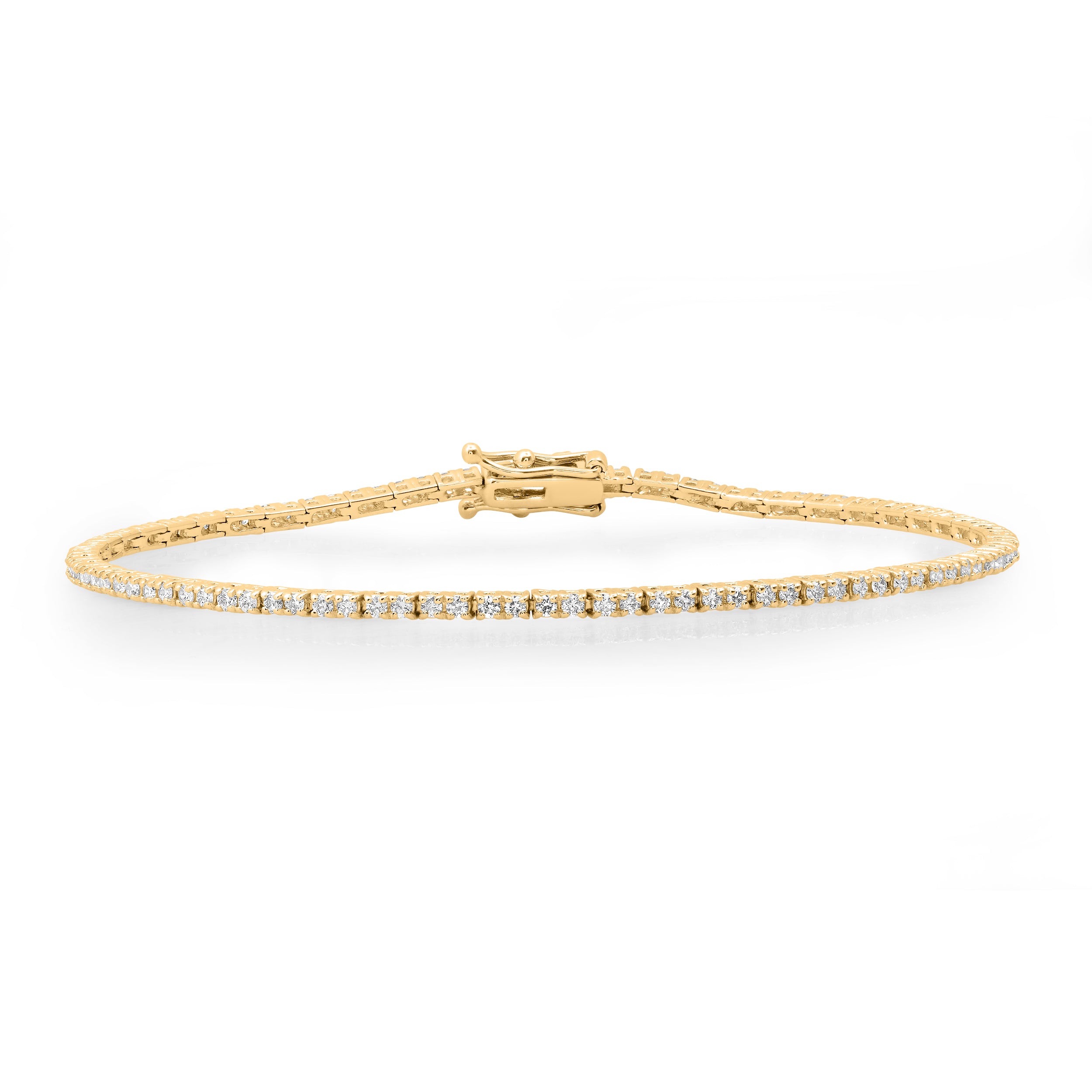 1-Pointer Diamond Tennis Bracelet – LealorInc.