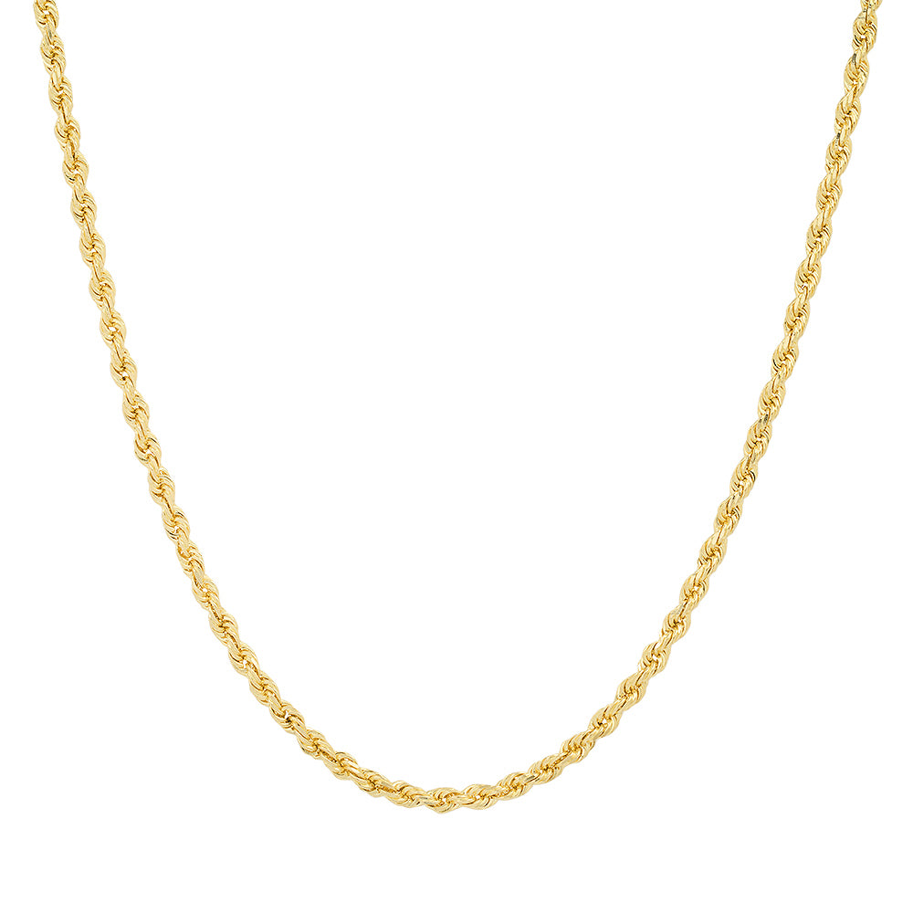 2.5MM Rope Chain - 14K – LealorInc.